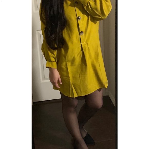 Dresses | Kin Dress In Mustard Yellow | Poshmark